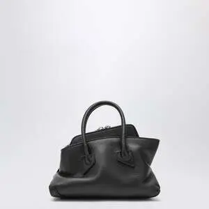 Attico La Passeggiata Mini Bag In Leather - Black