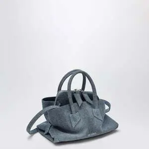 Attico La Passeggiata Mini Bag In Washed Denim