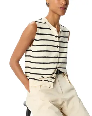 Whistles Boucle Textured Tank