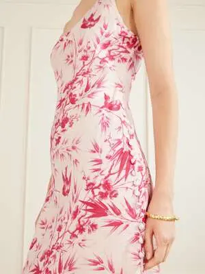 Alix Of Bohemia Adele Printed Silk Midi Dress