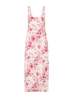 Alix Of Bohemia Adele Floral Print Silk Midi Dress - Multi