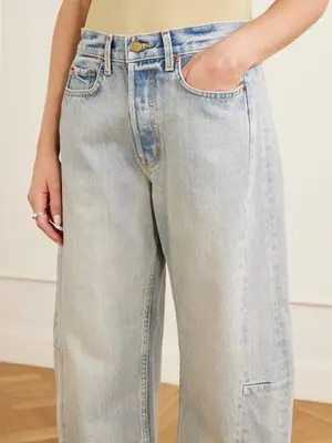 B Sides Slim Lasso High-rise Wide-leg Jeans