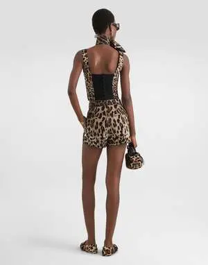 Dolce & Gabbana Leo- Poplin Shorts
