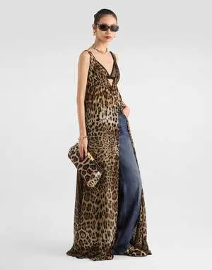 Dolce & Gabbana Leo- Stretch Sheer Dress