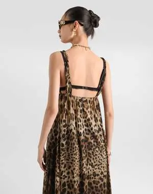 Dolce & Gabbana Leo- Stretch Sheer Dress
