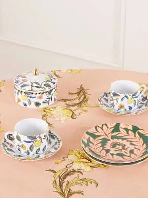 La DoubleJ Printed Linen Tablecloth