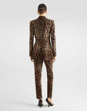Dolce & Gabbana Turlington Leo- Wool Single-breasted Jacket