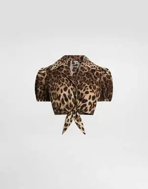 Dolce & Gabbana Leo- Poplin Shirt - Print