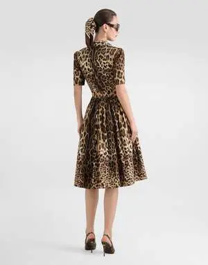 Dolce & Gabbana Leo- Poplin Shirt Dress