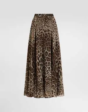 Dolce & Gabbana Leo- Chiffon Skirt