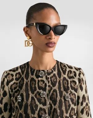 Dolce & Gabbana Leo Brocade Single-breasted Jacket With Jewel Buttons
