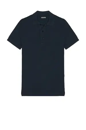 TOM FORD Lyocell Piquet Polo
