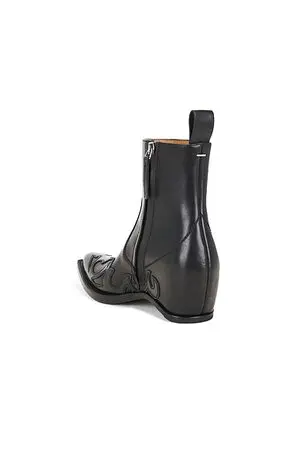 MAISON MARGIELA Heel-less Western Flame Boot