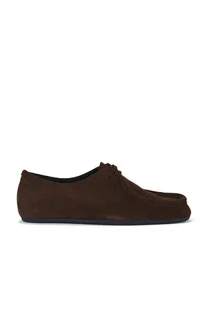 JIL SANDER Suede Calf Leather Lace Up Shoes