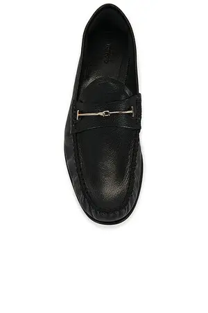 TOM FORD Shiny Goat Leather Double T Hardware Ripley Loafer