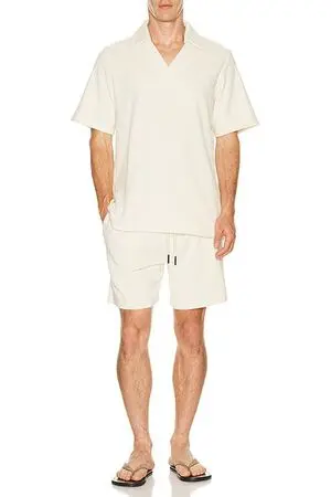 Oas Serif Polo - Cream