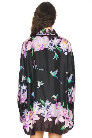 Attico Printed Silk Shirt