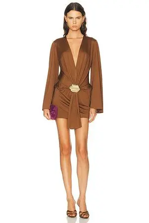 Alexis Syros Dress - Mocha