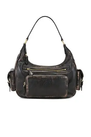 Miu Miu Nappa Old Shoulder Bag