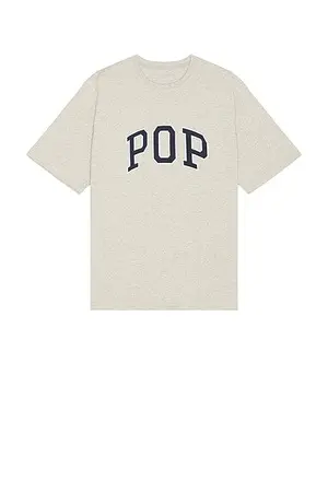 POP TRADING COMPANY Arch Tee - Grey Heather