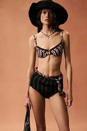 Heavy Manners Ruffle Bikini Top - Claudine