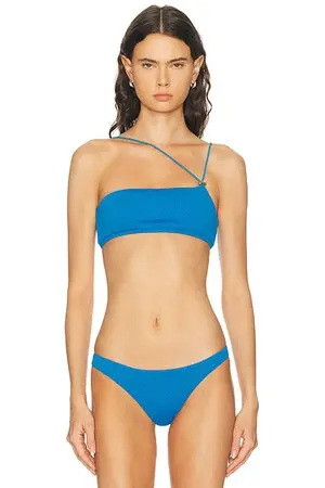 VIX PAULA HERMANNY X Rosie Huntington-whiteley Pixie Bikini Top - Blue