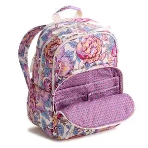 VERA BRADLEY Large Bancroft Backpack In Cabbage Roses