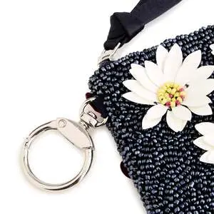 VERA BRADLEY Beaded Zip Pouch In Poppy Fields