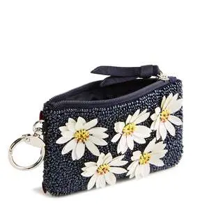VERA BRADLEY Beaded Zip Pouch In Poppy Fields