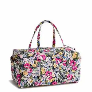 VERA BRADLEY Large Original Duffel Bag In Poppy Fields