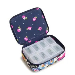 VERA BRADLEY Travel Pill Case In Poppy Fields