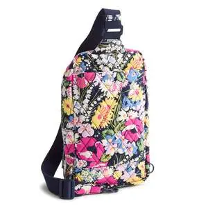 VERA BRADLEY Lorman Sling Backpack In Poppy Fields
