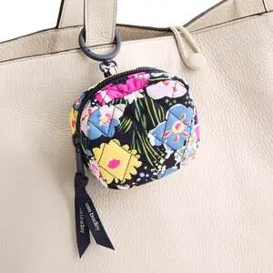 VERA BRADLEY Zip Earbud Bag Charm In Poppy Fields