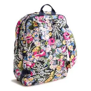 VERA BRADLEY Large Bancroft Backpack In Poppy Fields