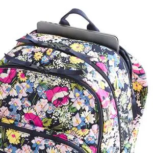 VERA BRADLEY Large Bancroft Backpack In Poppy Fields