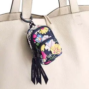 VERA BRADLEY Bancroft Backpack Bag Charm In Poppy Fields