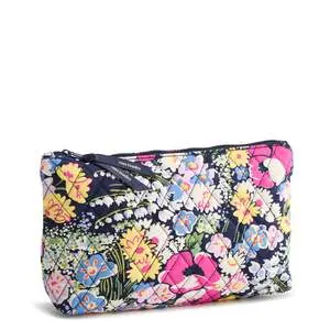 VERA BRADLEY Medium Pouch In Poppy Fields - Blue