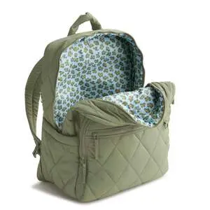 VERA BRADLEY Large Bancroft Backpack In Deep Lichen