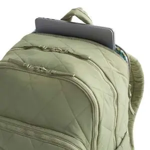 VERA BRADLEY Large Bancroft Backpack In Deep Lichen