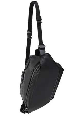 COTE & CIEL Isarau Leather Cross Body Bag - Agate Black