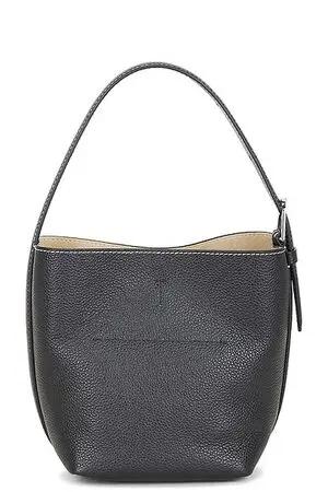 TOTEME Small Belted Leather Tote Bag - Black