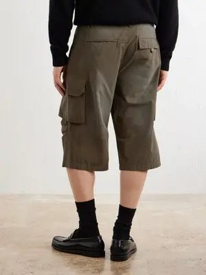 424 Straight-leg Cotton-poplin Cargo Shorts