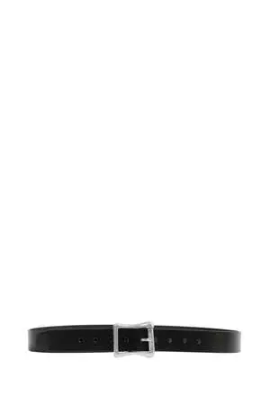 ANN DEMEULEMEESTER Ouls Belt 35mm - Black