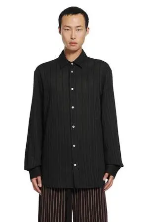 ANN DEMEULEMEESTER Andre Classic Shirt - Black