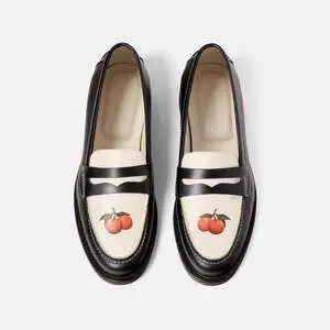 DUKE + DEXTER Wilde Penny Loafer - Orange