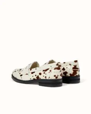 DUKE + DEXTER Wilde Cow Pony Penny Loafer
