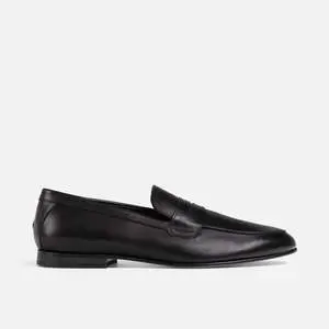 DUKE + DEXTER Caine Penny Loafer - Black