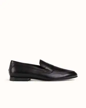 DUKE + DEXTER Caine Penny Loafer - Black