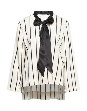 8PM Viscose And Polyester Blend Blouse With Bow Detail