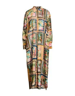 Momoni Maxi Dress Size Silk - Green